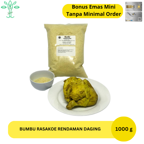 Bumbu Rasakoe Rendaman Daging Marinasi Kuning 1000 gram / Bumbu dapur ...