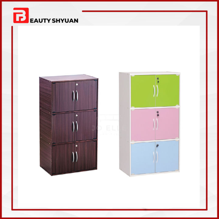 CODY 6 Door Book Rack Bookshelf Book Shelf Rack Bookcase File Cabinet ...