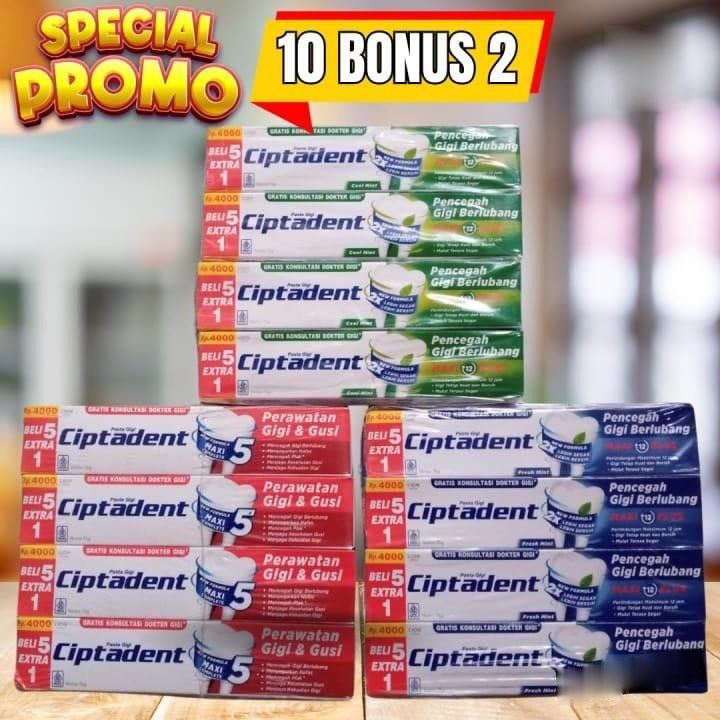 CIPTADENT Pasta Gigi 75gram Isi 1 Lusin 12pcs MURAH | Lazada Indonesia