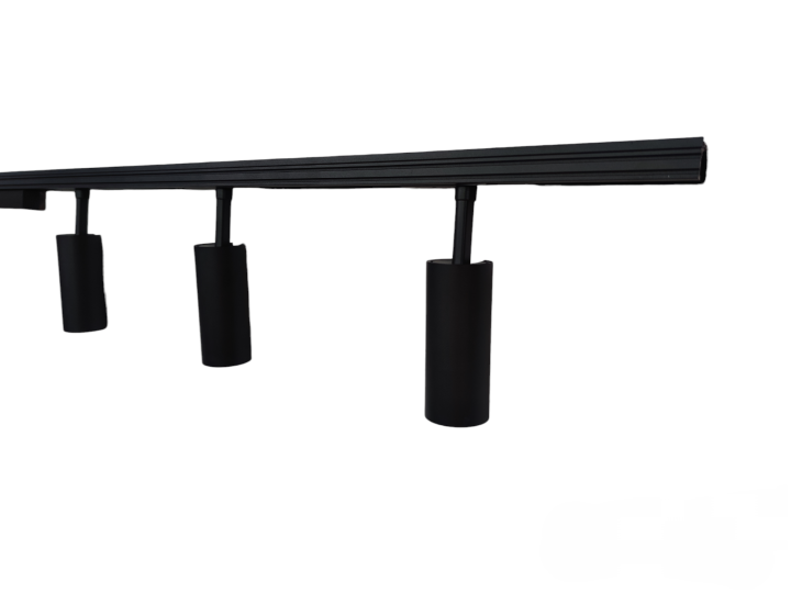 Magnetic Track Light 1 Meter 26mm with 3pcs 12W LED Spot Track Light ...