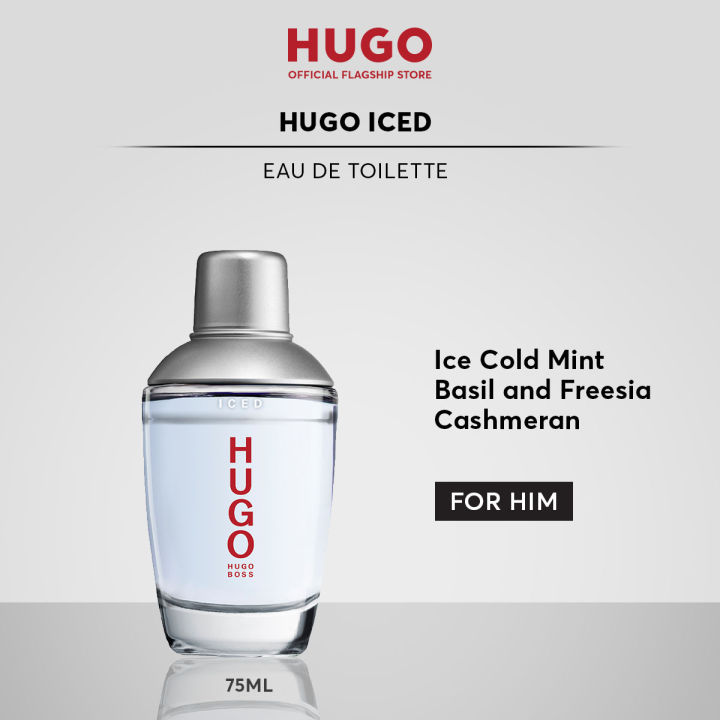 HUGO Iced Eau De Toilette For Men - Iced Mint, Frozen Wild Tea ...