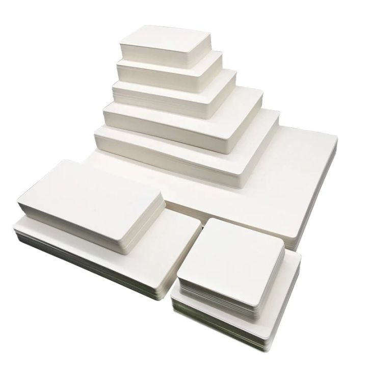 Portable Diy Hard Paper Learning Read Word White Black Kraft Paperboard ...
