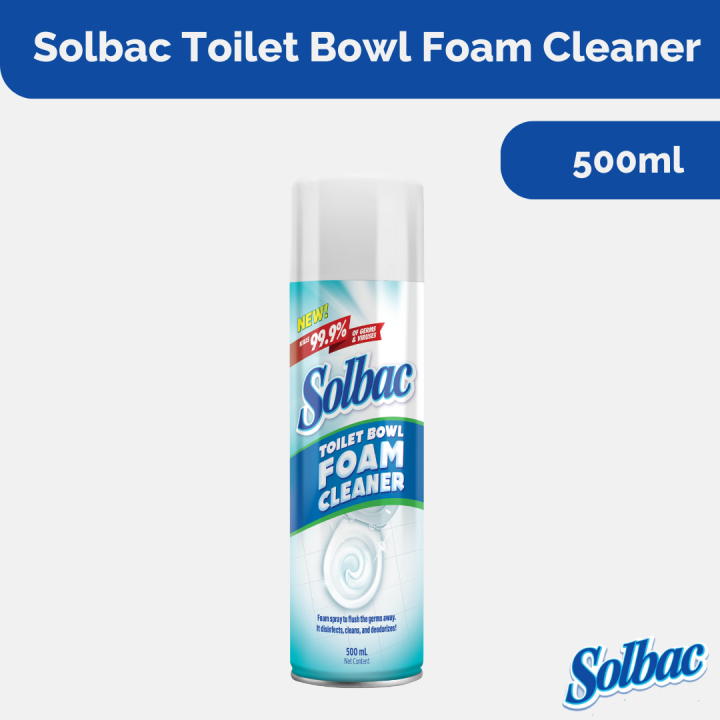 Solbac Toilet Bowl Foam Cleaner 500ml | Lazada PH