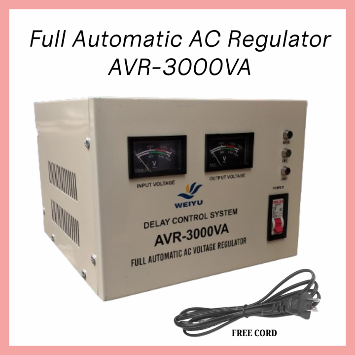 AC Automatic Voltage Regulator AVR 2000V/3000 VA Watts | Lazada PH