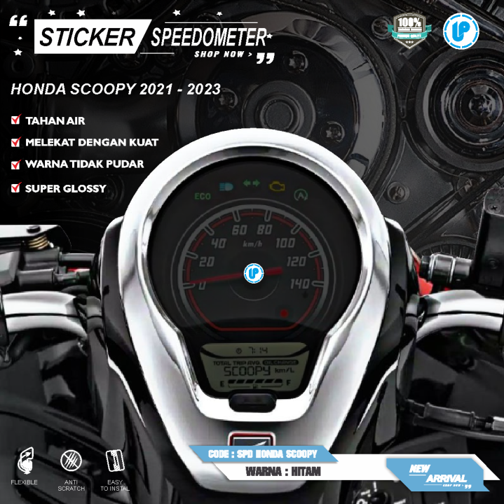 STICKER ANTIGORES SPEEDOMETER SCOOPY 2021/2022/2023/2024 | Lazada Indonesia
