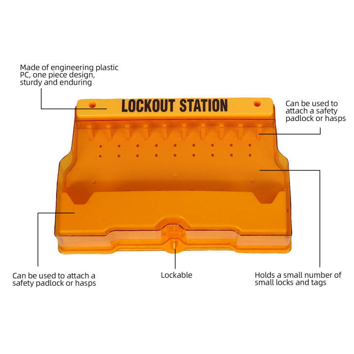 Lockout Tagout Station Loto Station Lockout Safety Supply for OSHA ...