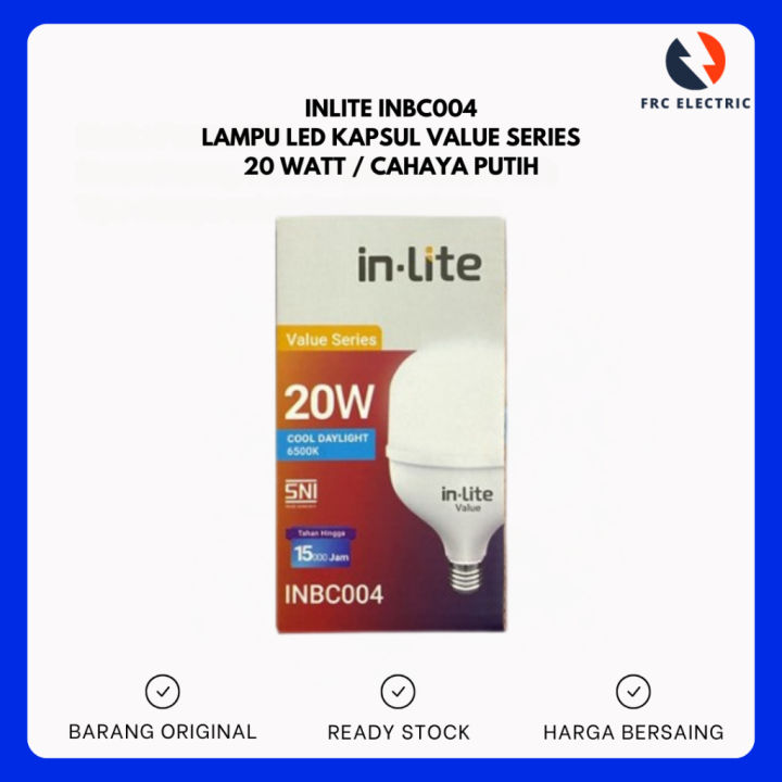 INLITE INBC004 LAMPU LED CAPSULE VALUE SERIES 20W 20 WATT - LAMPU ...