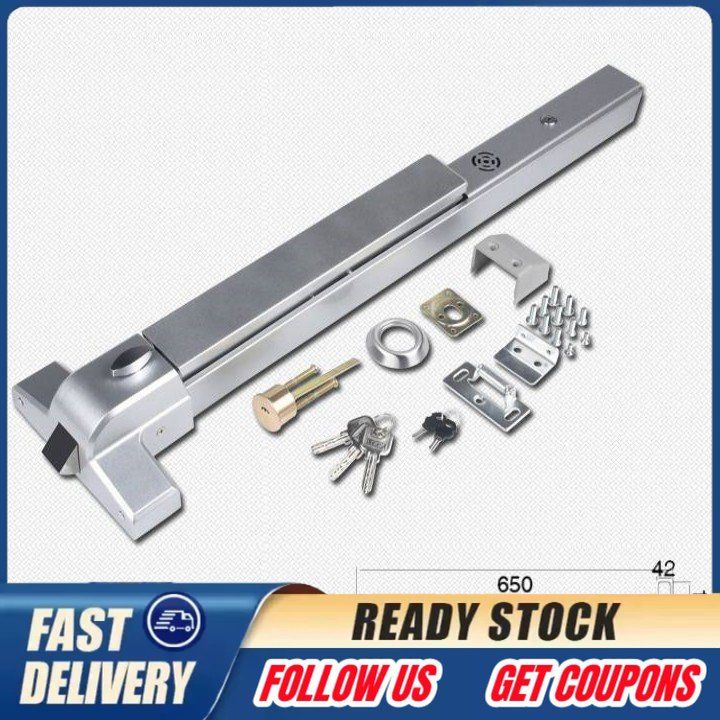 【local delivery】65CM/100CM Stainless Steel Security Escape Fire Rated ...