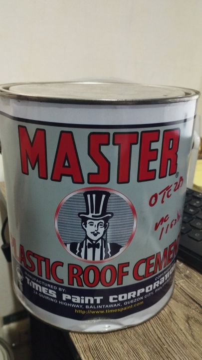 Master Plastic Roof Cement 1Gallon | Lazada PH