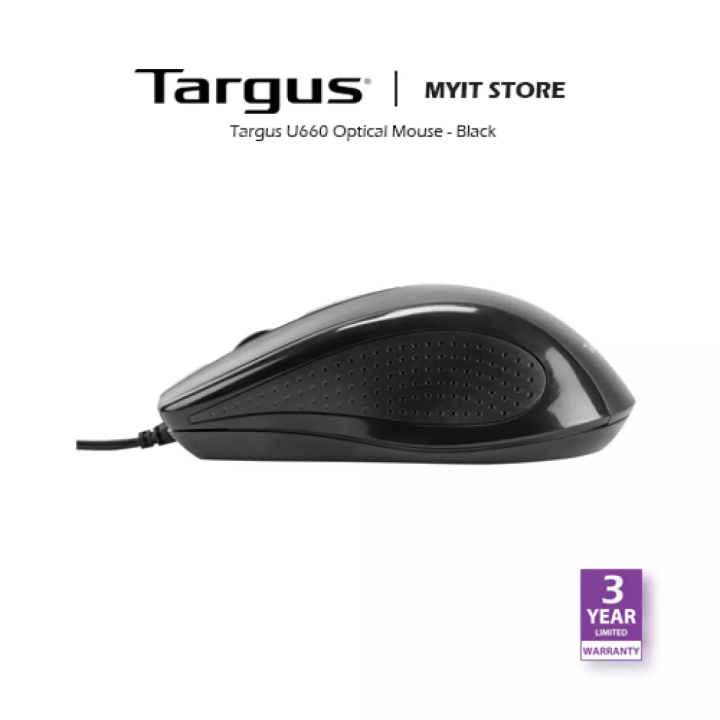 Targus U660 USB Optical Mouse - Black (AMU660AP) | Lazada