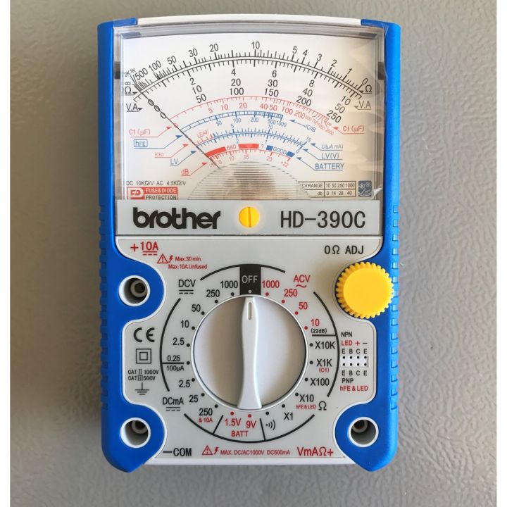 Brother Tester HD-390C Analog Multimeter Analog tester Multitester ...