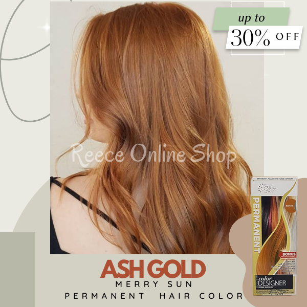 Ash Gold Merry Sun Permanent Hair Color 60ml | Lazada PH