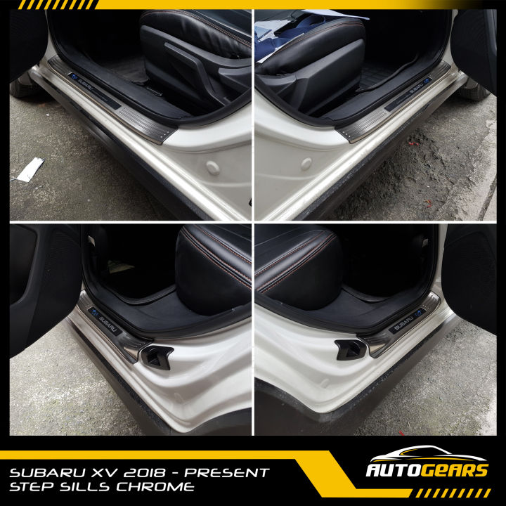 Subaru XV (2018 - 2023) Door Side Step Sills Chrome | Lazada PH
