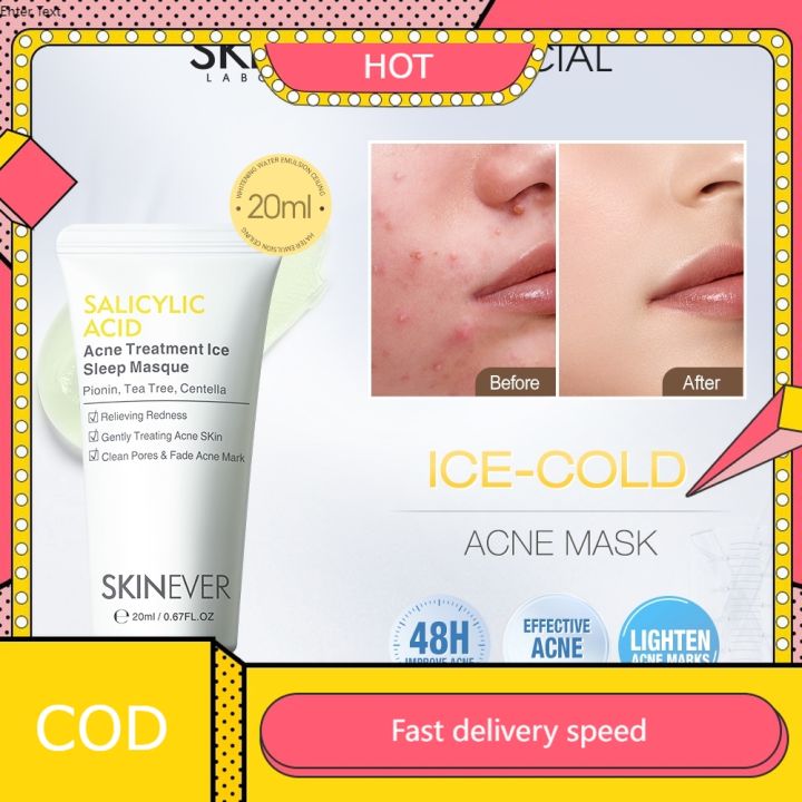 SKINEVER Travel Outfit Salicylic Acid Acne Soothing Hydra Moist Ice ...