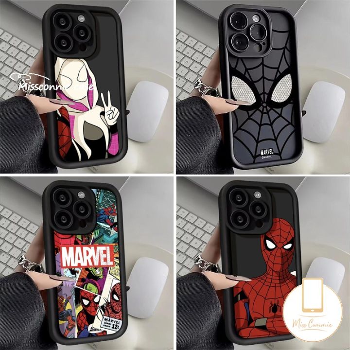 Missconnie Cartoon Spider Man Case For Tecno Spark 10 10c Go 2023 Camon 20 Pro Infinix Note 12