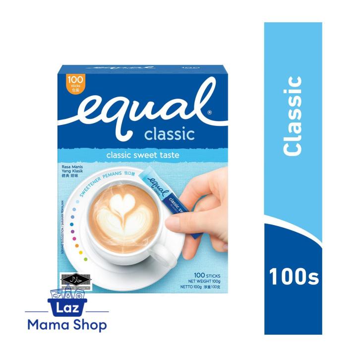 EQUAL Classic 100 Sticks Zero Calorie Sweetener (Laz Mama Shop ...