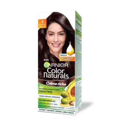 Garnier Color Naturals #3 Dark Brown | Lazada