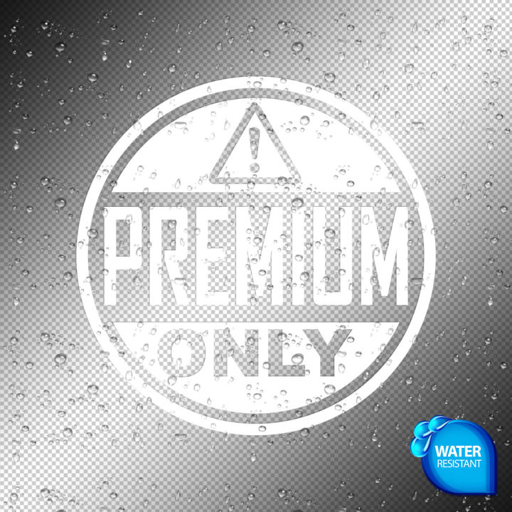 Sticker | (1) Premium Only fuel Decal | Weather proof die-cut | 3 ...