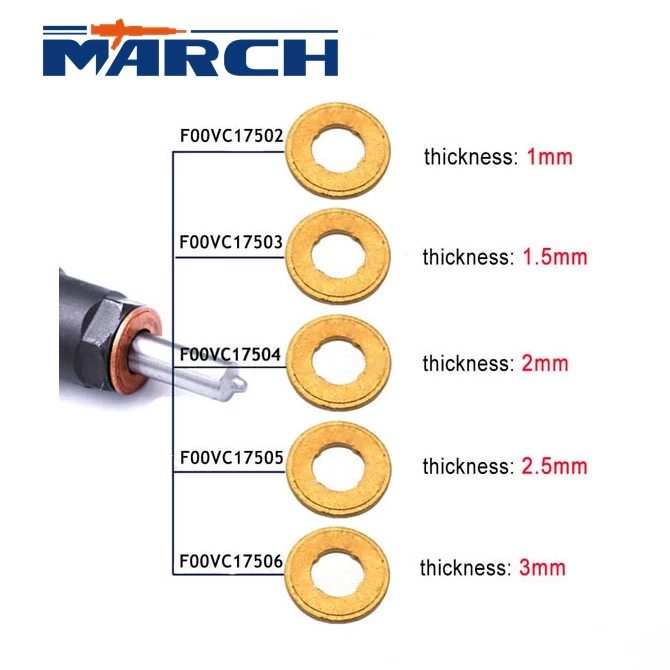 10pcs Injector washer 1mm 1.5mm 2mm 2.5mm 3mm | Lazada PH