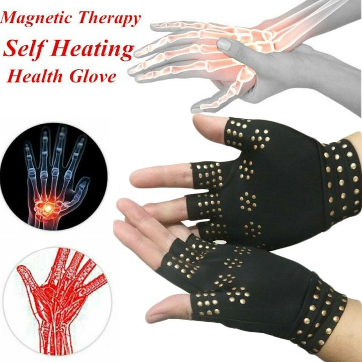 【Ready Stock/COD】 Magnetic Therapeutic Arthritic Arthritis Fingerless ...