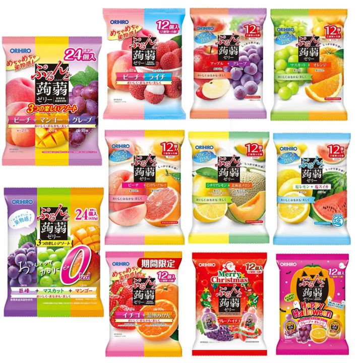 [Japan BEST Seller] Orihiro Konjac Jelly 240g 1 pack*12pc 立喜乐蒟蒻果冻 ...