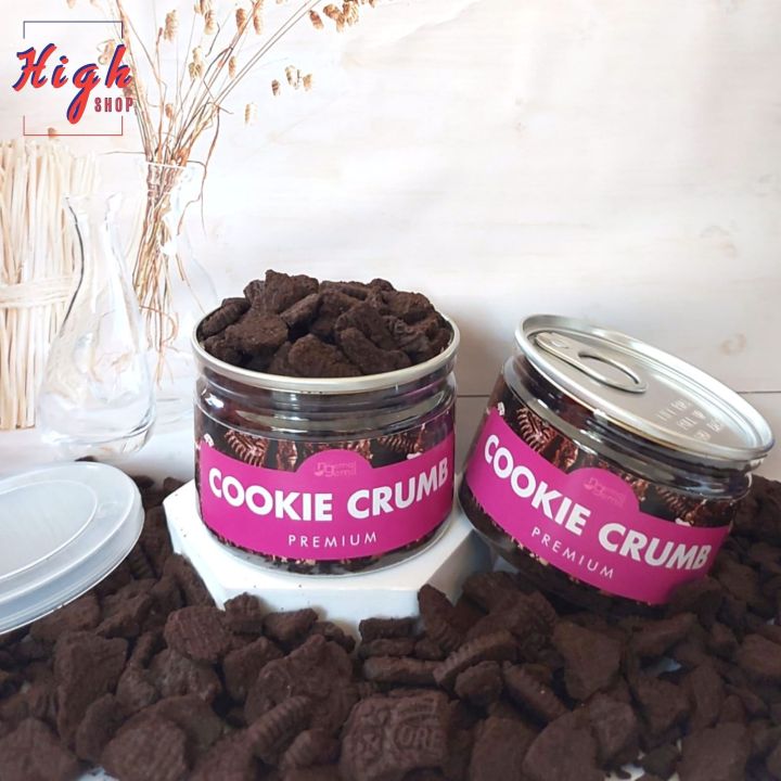CAN Cookie Crumb O-oreo Biskuit Crumb Remahan Biskuit Hiasan Topping ...