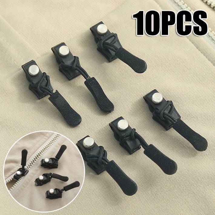 10pcs Detachable Universal Zipper Repair Kit DIY Zipper Head Durable ...