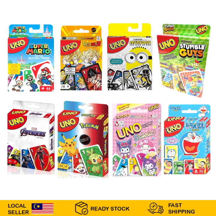 Kad UNO Kartun UNO Playing Card Cartoon Series Kuromi&Melody/Pokemon ...