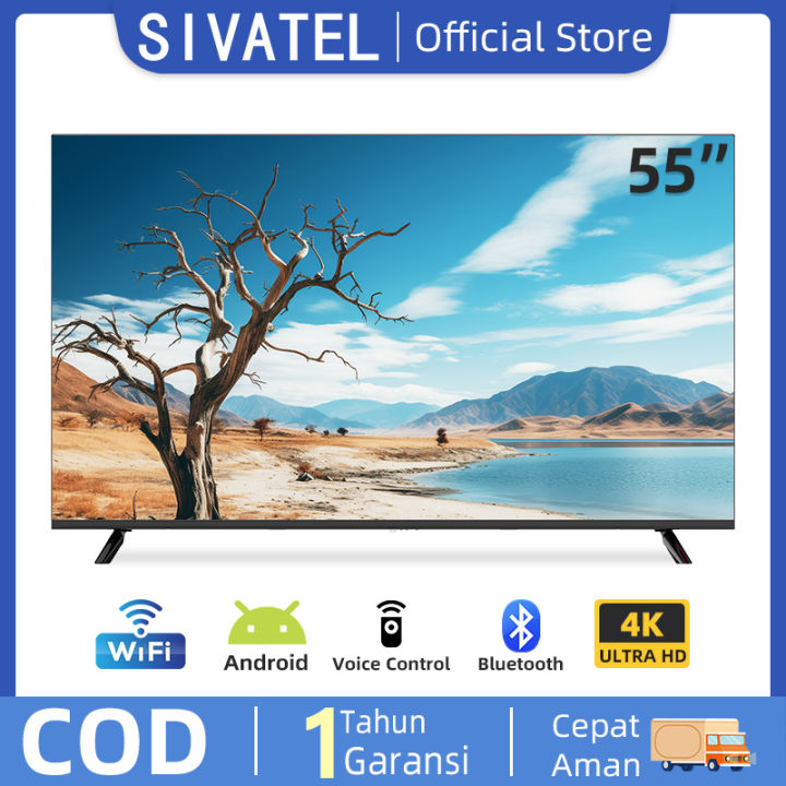 Smart TV 50/55/65 inch Android TV LED Digital TV 4K UHD Bluetooth Dolby ...