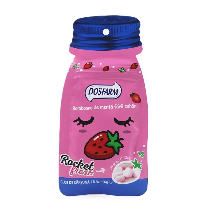 DOSFARM STRAWBERRY SUGAR FREE MINT 16G | Lazada