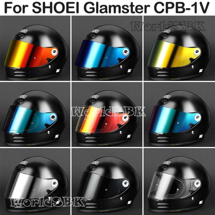 SHOEI Glamster CPB-1V Motorcycle Helmet Retro Full Helmet Visor Anti-UV ...