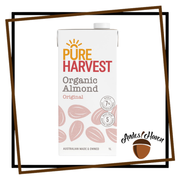 【Pure Harvest】Organic Almond Original - 1L | Lazada