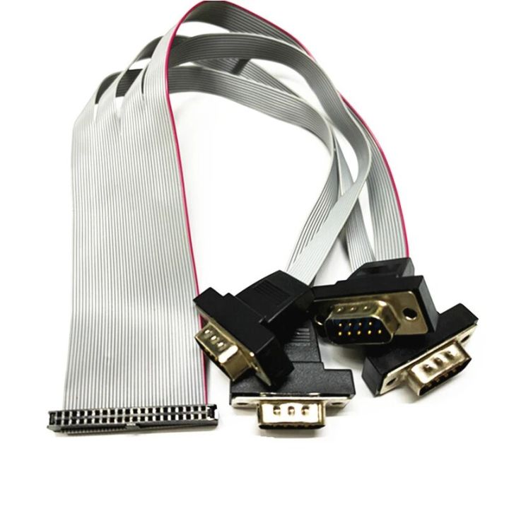 IPC Computer Mainboard IDE 2.0mm Spacing 40Pin To 4-Port Serial Cable ...