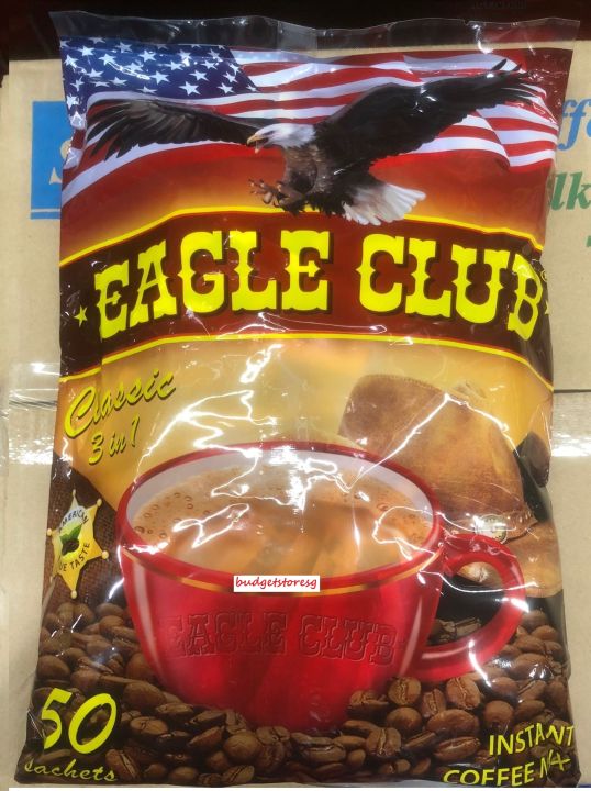 Eagle Club Classic Instant Coffee Mix 3in1 - 50 sachets x 16g | Lazada Singapore