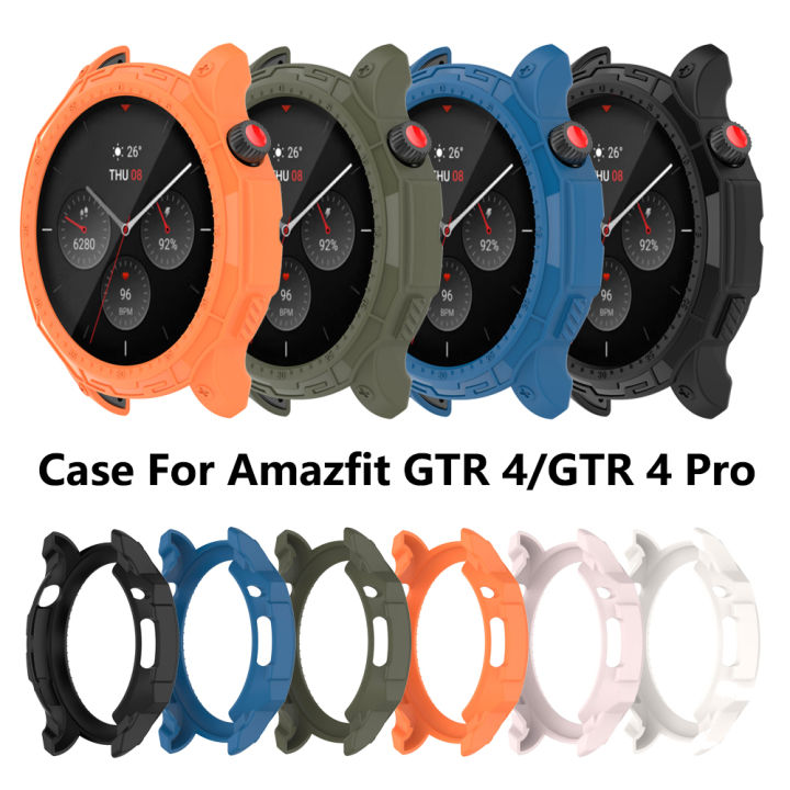 ปกป้องหน้าจอเคสสำหรับ Amazfit GTR 4/GTR4/GTR4 Pro Smartwatch TPU เคสกัน ...