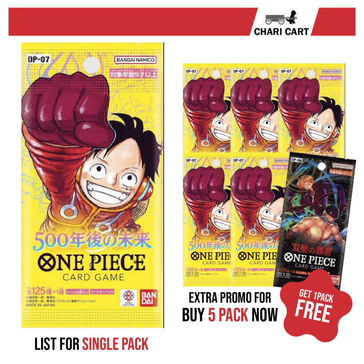 ONE PIECE Card Game Booster Pack OP07 Japanese Single Pack | Lazada