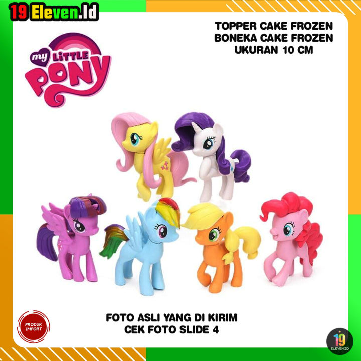 TOPPER CAKE KUDA PONY | BONEKA CAKE KUDA PONY UKURAN 6.5 CM | Lazada ...