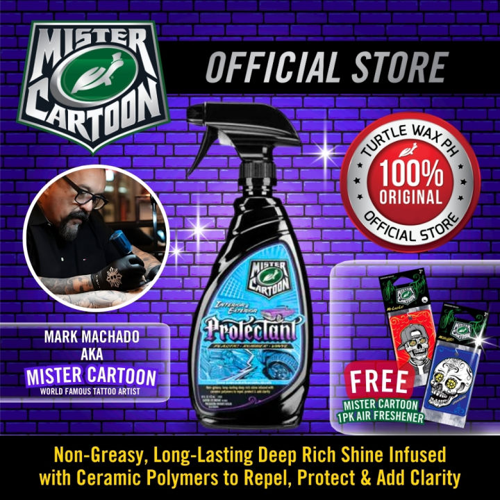 Turtle Wax Mister Cartoon Interior & Exterior Protectant - Plastic ...