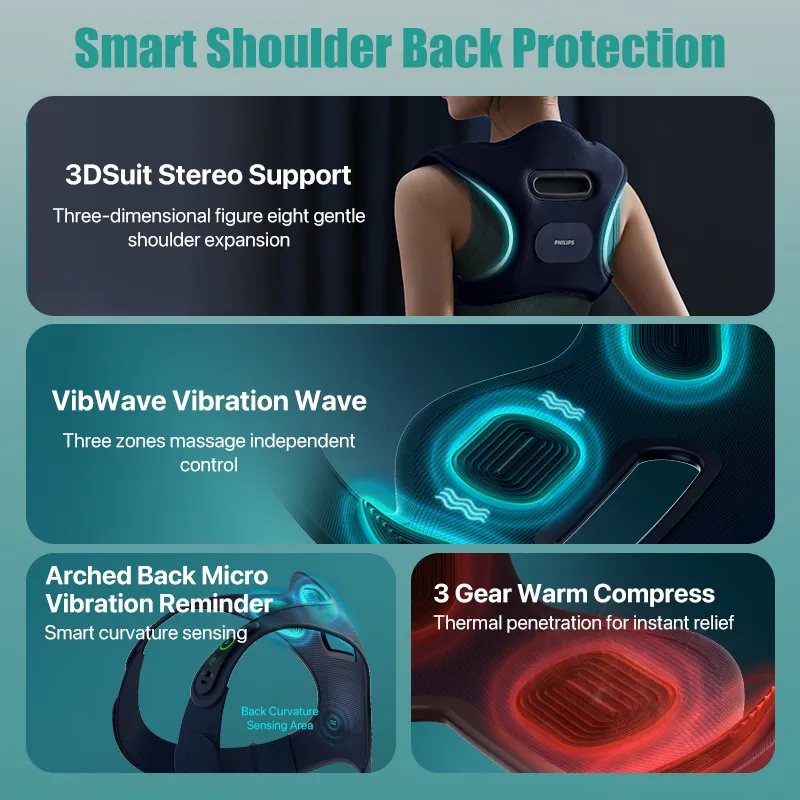 Philips Back Straightening Back Massage Vibration Massage Arched Back ...