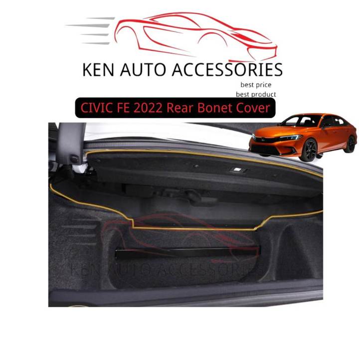 Honda Civic FE 2022 / Rear Bonet Cover [ PLUG AND PLAY ] | Lazada