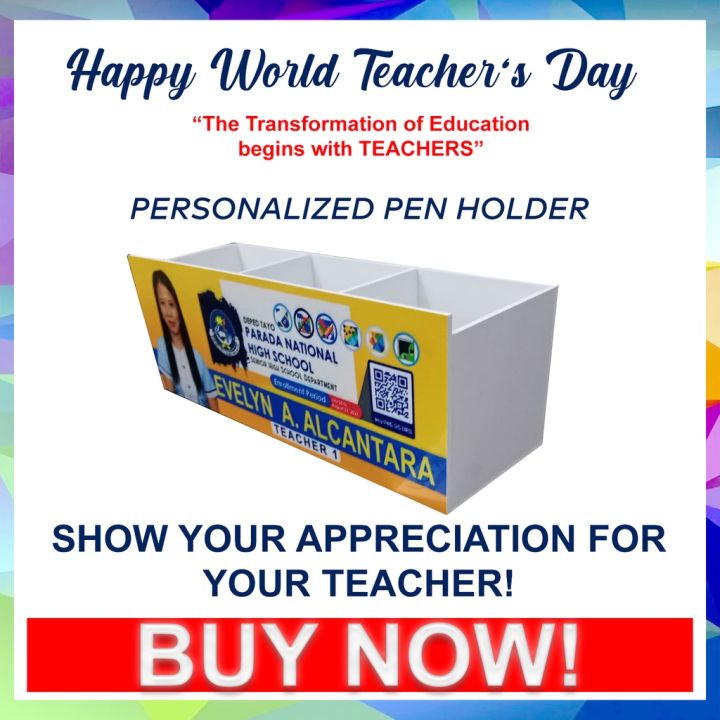 Desk Name Plate (pen/cp holder) Customized Sintra Board | Lazada PH