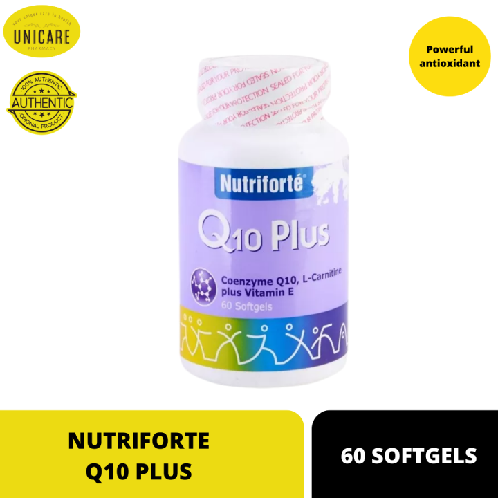 NUTRIFORTE Q10 PLUS 60 SOFTGELS | Lazada