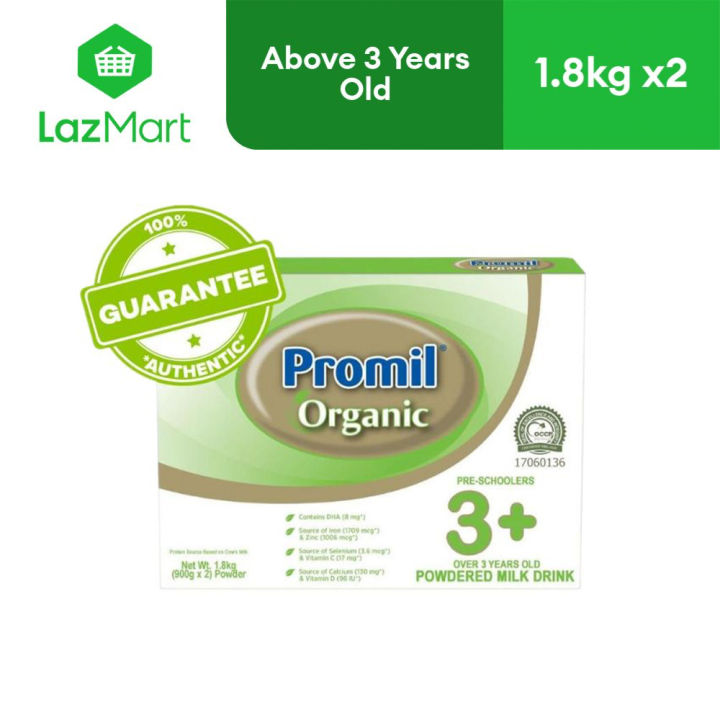 Wyeth® PROMIL® ORGANIC 1.8kg Twinpack Stage 4 Powdered Milk Drink for ...