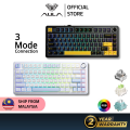 AULA F75 Mechanical Keyboard 80 Key RGB 3 Mode Wired /Bluetooth /2.4G Gasket Structure Hot-swap ...