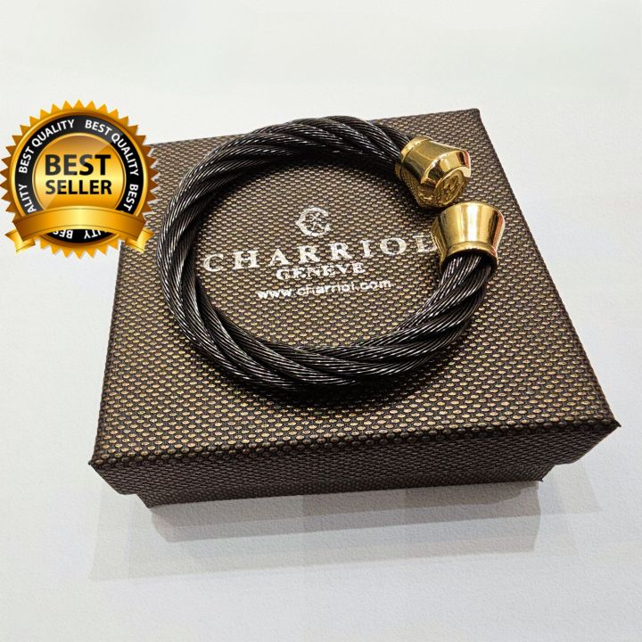 CHARRIOL for Mens Bangle Black Gold Edition | Lazada PH
