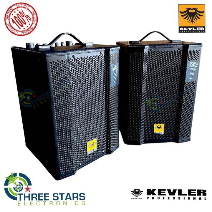 Kevler Professional 2pcs KR-508A / KR - 708 300 watts Stereo Sound USB MP3 Music Bluetooth ...