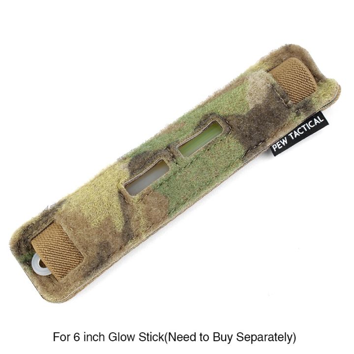 IDOGEAR PEW Tactical Glow Sticks Pouch Raptor Style Elastic ...
