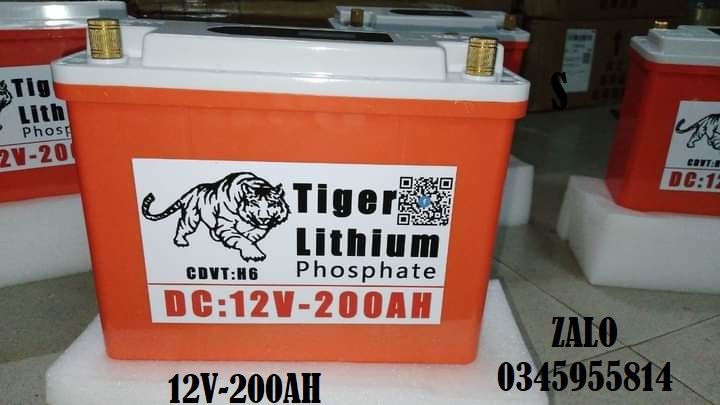 PIN LITHIUM 12V-200AH - BÌNH NHẸ - chống nước hoàn toàn - lithium chống ...