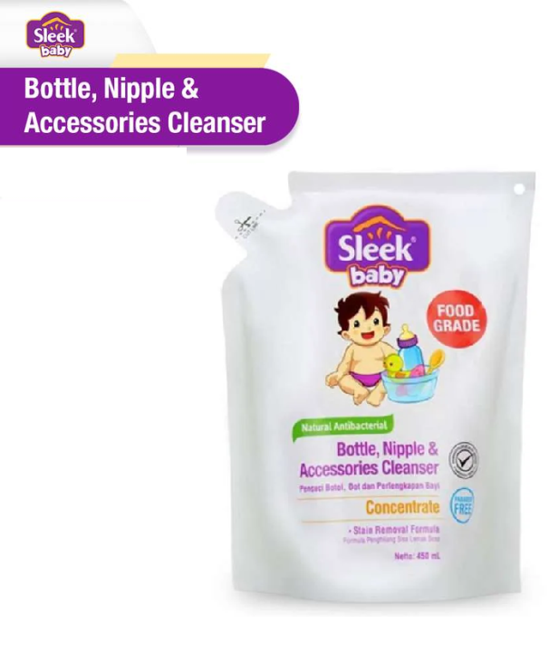 Sleek Sabun Cuci Botol Kemasan Refill 450ml / 900 ml | Lazada Indonesia