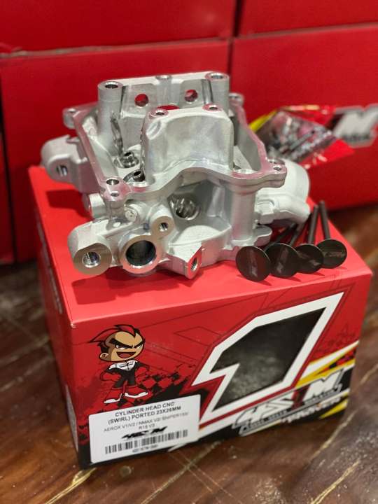 4S1M 23x26 CYLINDER HEAD AEROX V1V2 / NMAX V2 / SNIPER155 / R15O - GOLF ...